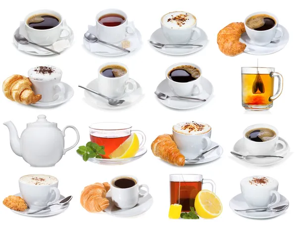 ᐈ Cups of coffee and tea stock pictures, Royalty Free coffee and tea ...