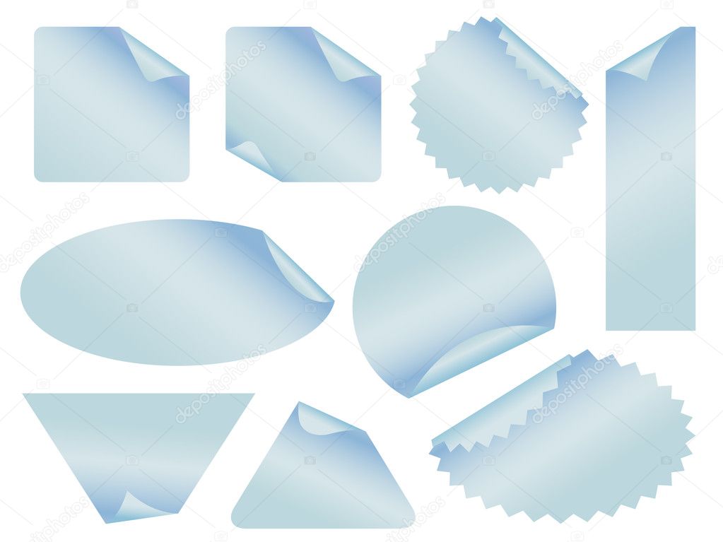 Set of stickers vector Stock Vector Image by ©OlgaTropinina #10093666