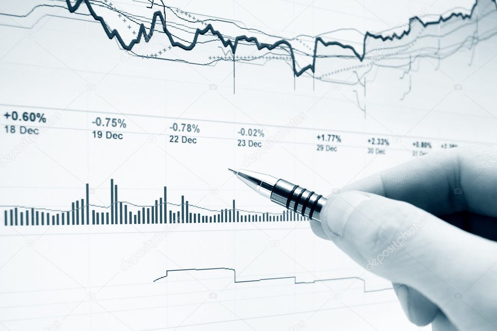 Stock market graphs Stock Photo by ©wrangler 8470572