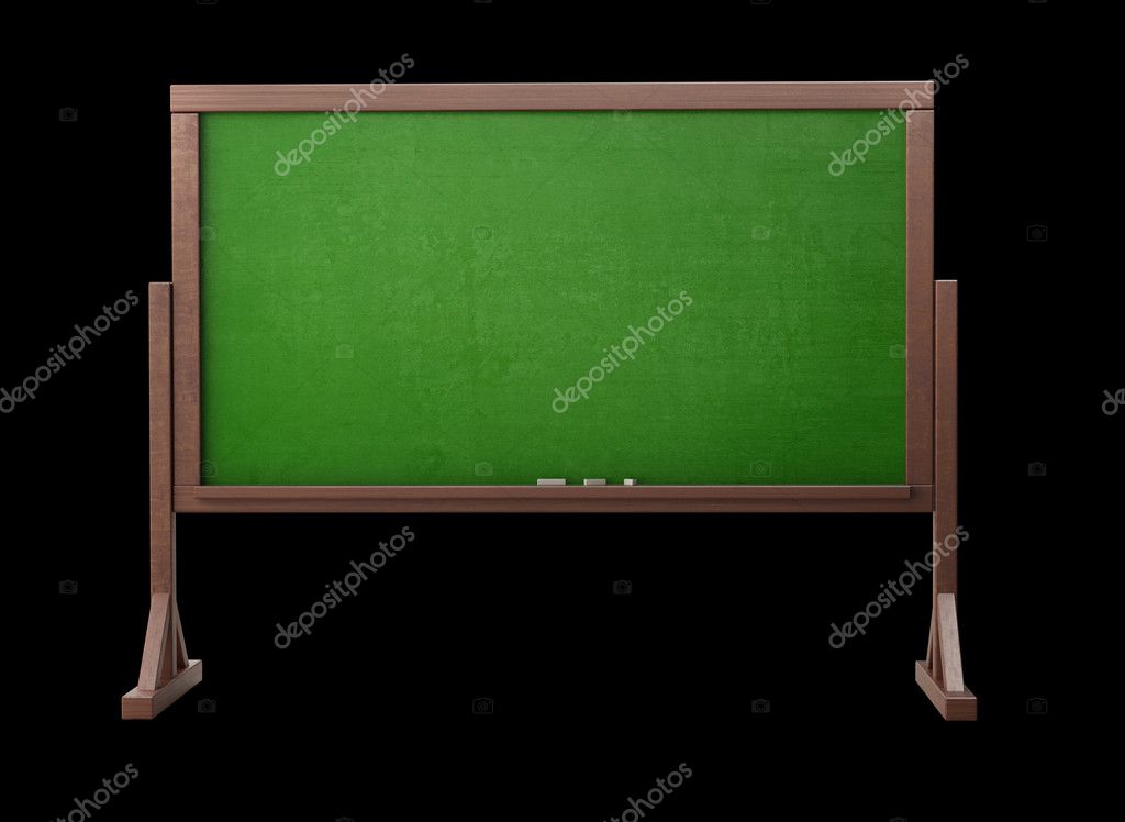 Old messy blank blackboard isolated on black background High resolution ...