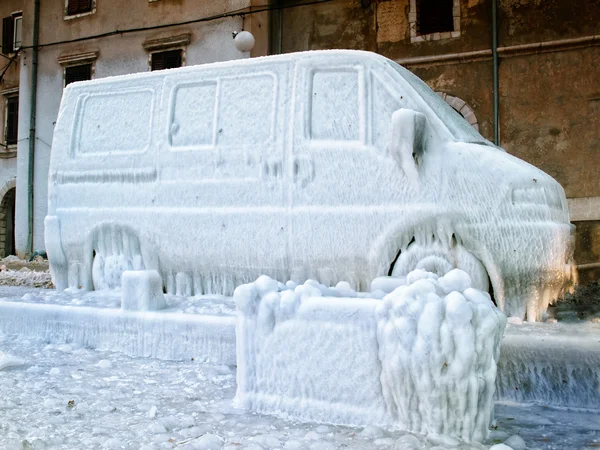 Frozen van - Stock Image - Everypixel