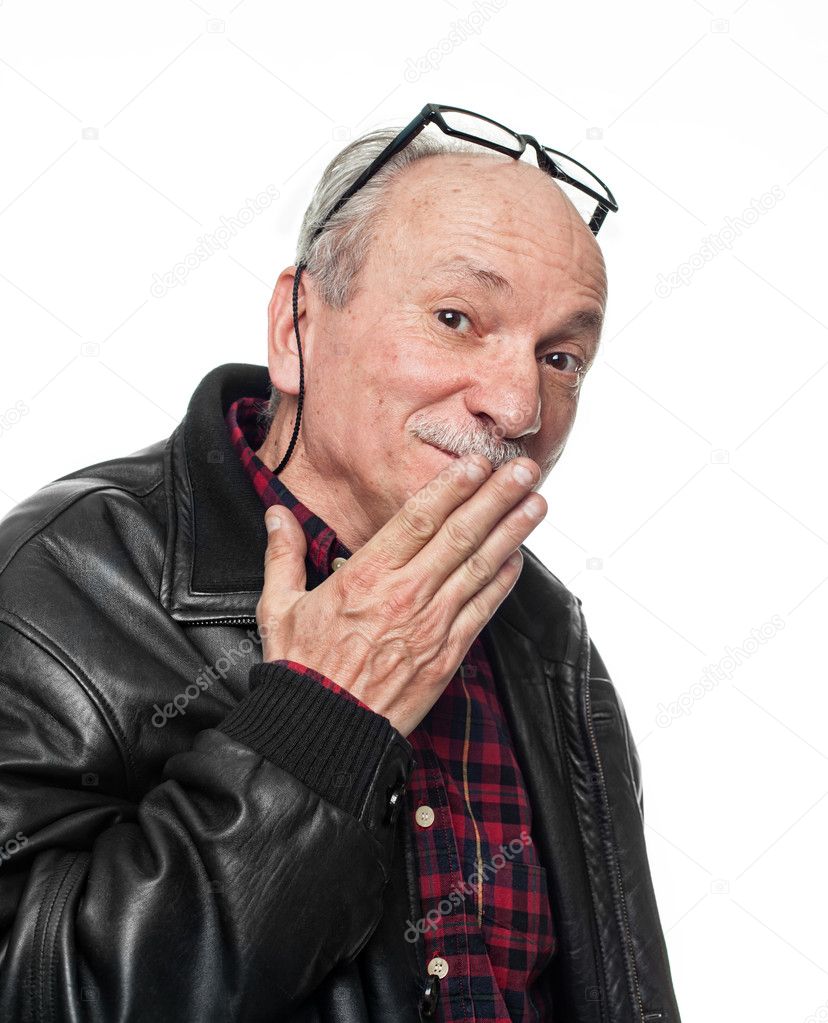 Confused elderly man — Stock Photo © palinchak #10236907 Confused elderly man — Stock Photo © palinchak #10236907