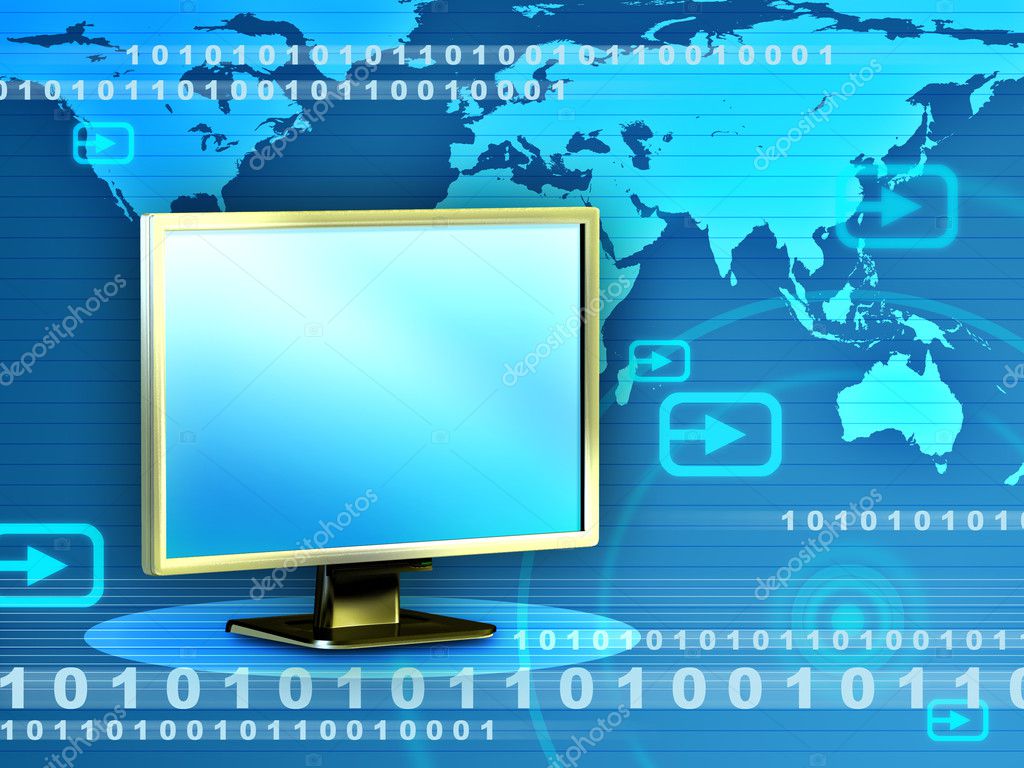 World monitor Stock Photo by ©Andreus 10052464