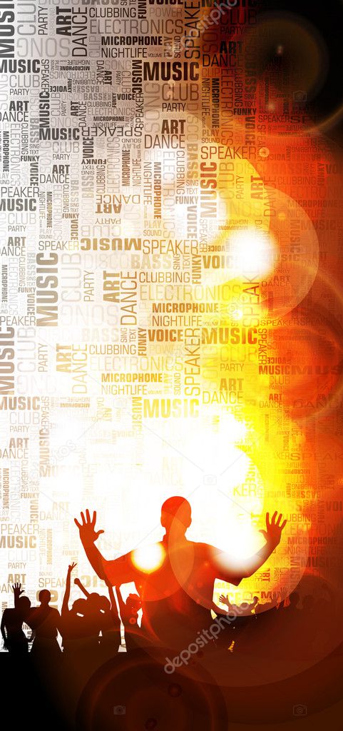 Music event background. Vector eps10 illustration. Stock Vector by ...