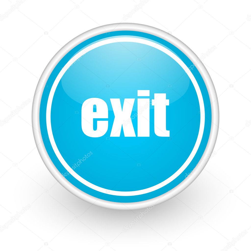 Exit icon — Stock Photo © alexwhite #8742796