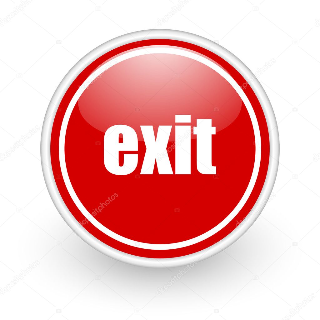Exit icon — Stock Photo © alexwhite #8867204