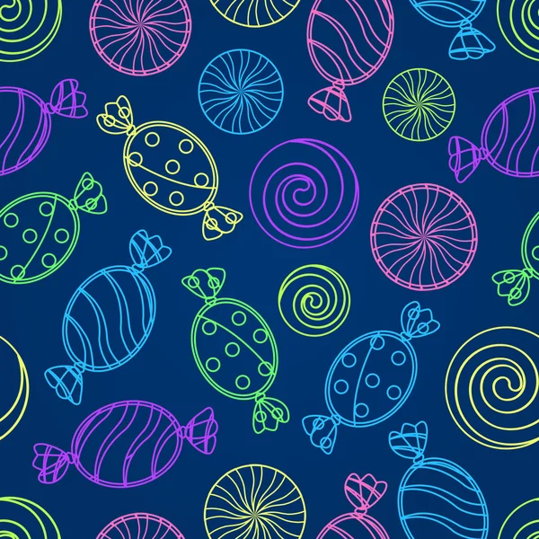 Colorful striped candy seamless pattern Stock Vector Image by ©nikifiva ...
