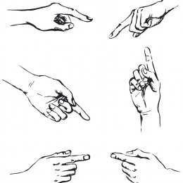 Mano apuntando fotos de stock, imágenes de Mano apuntando sin royalties ...