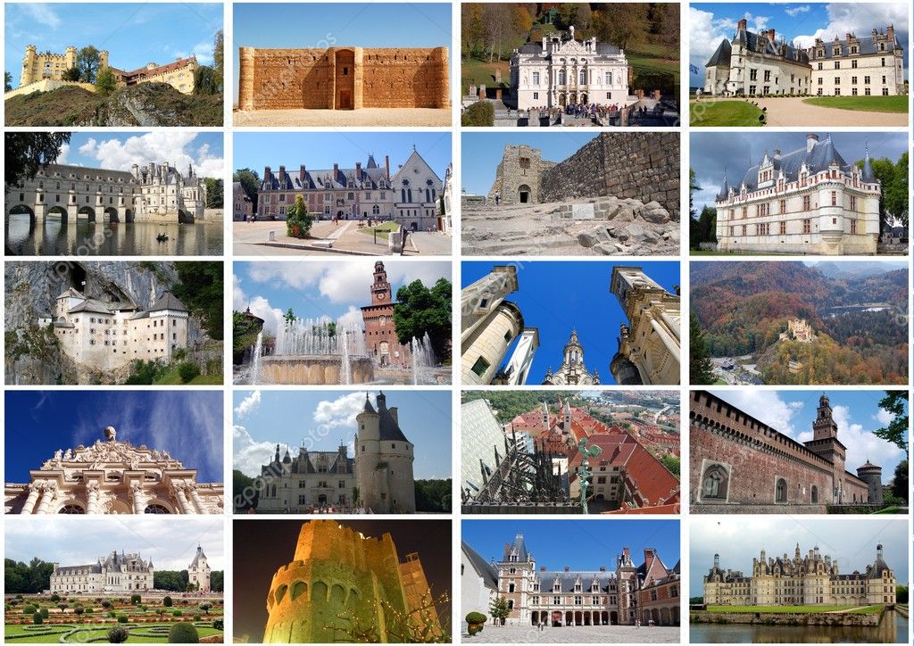 Photo collage - Castles in Europe — Stock Photo © moreno.soppelsa #9939264