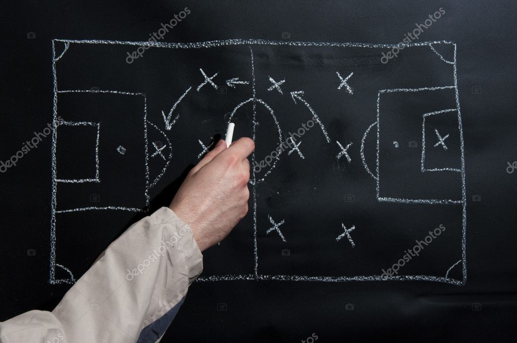Football tactics — Stock Photo © stevanovicigor #9523985 Football tactics — Stock Photo © stevanovicigor #9523985