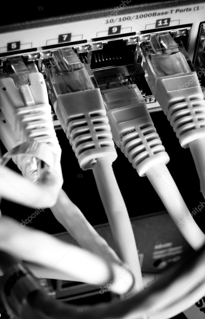 Network cables — Stock Photo © kubais #9342733