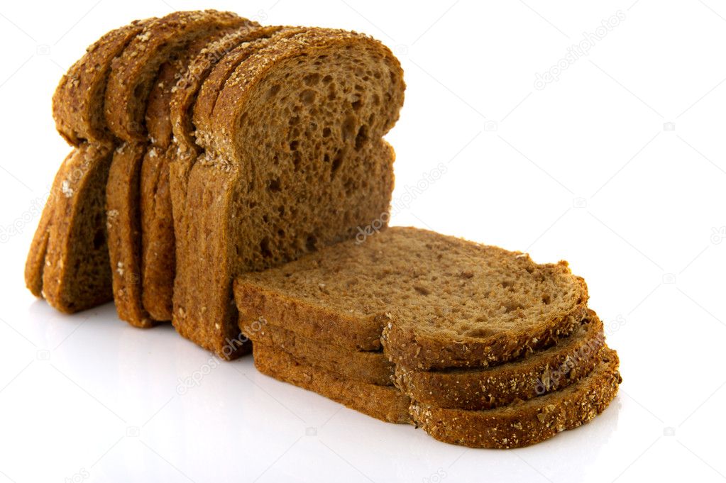 Brown slices bread — Stock Photo © ivonnewierink #9883771
