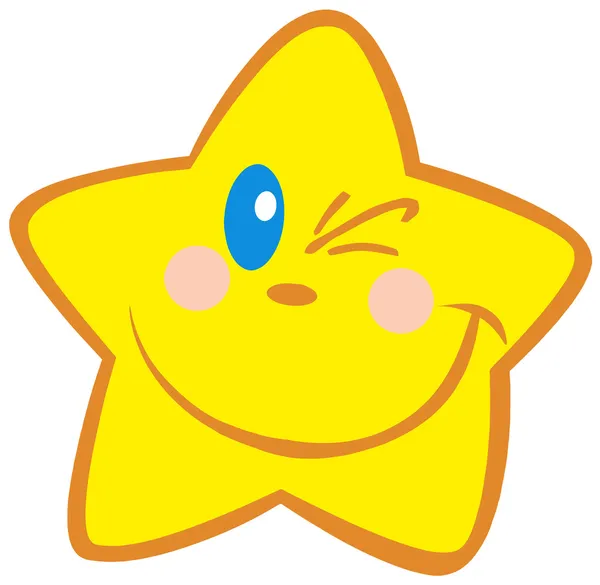 Smiling Little Star Cartoon Character — Stock Photo © HitToon #4725372 Smiling Little Star Cartoon Character — Stock Photo © HitToon #4725372
