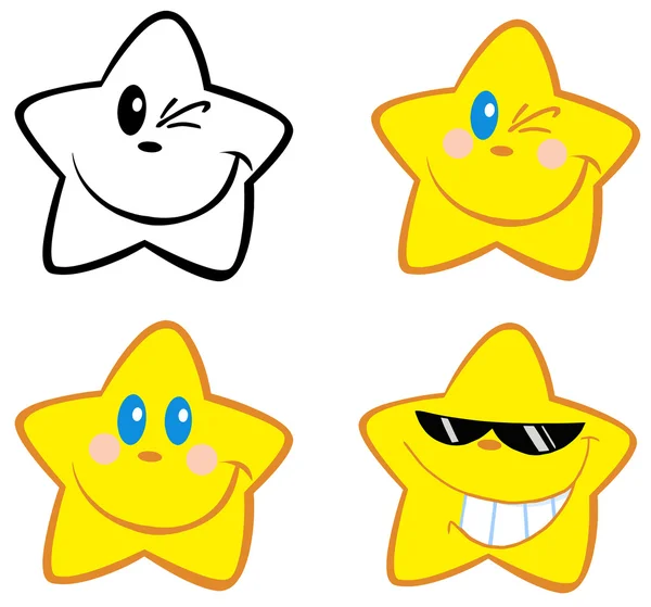 Happy Little Star Winking — Stock Photo © HitToon #9323323