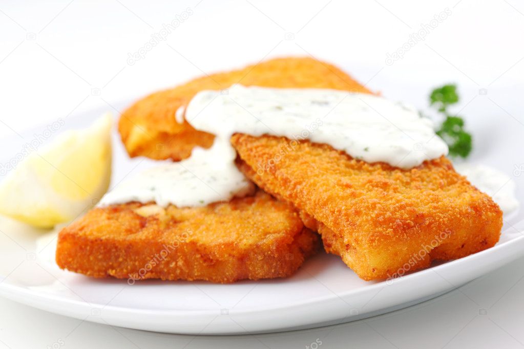 Breaded fish flilet Stock Photo by ©brebca 8893996