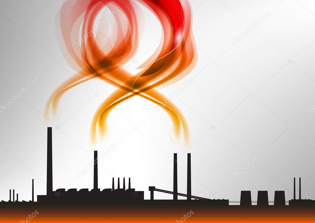 Red factory Stock Vector by ©vlastas 10495841