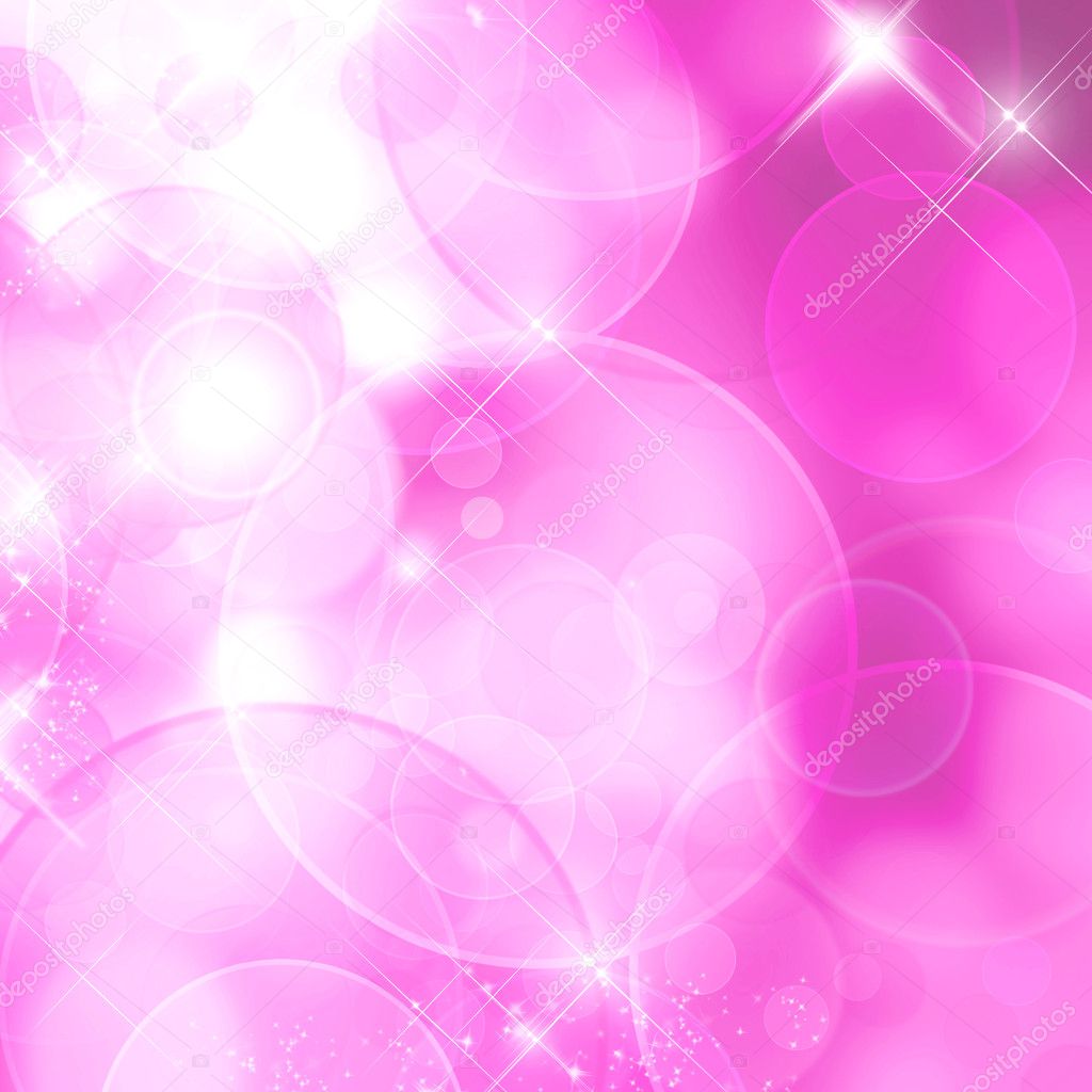 Pink background with bokeh effect — Stock Photo © o_april #9773829