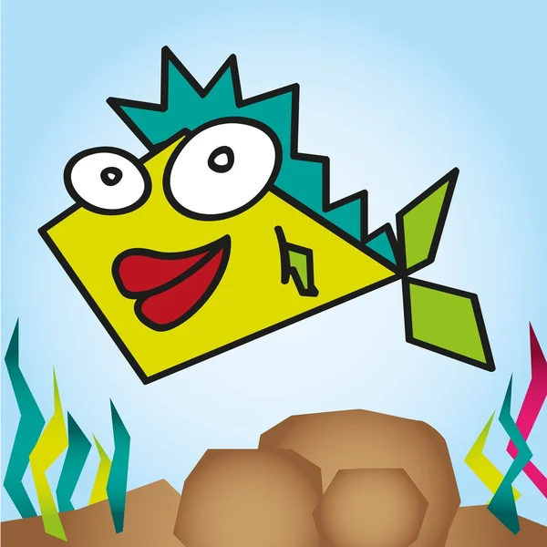 Geometric fish Vector Art Stock Images | Depositphotos