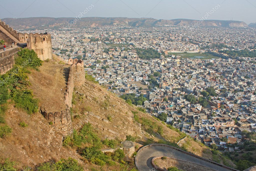 The Jaigarh Fort near Jaipur Stock Photo by ©Alexandra Lande 10409393