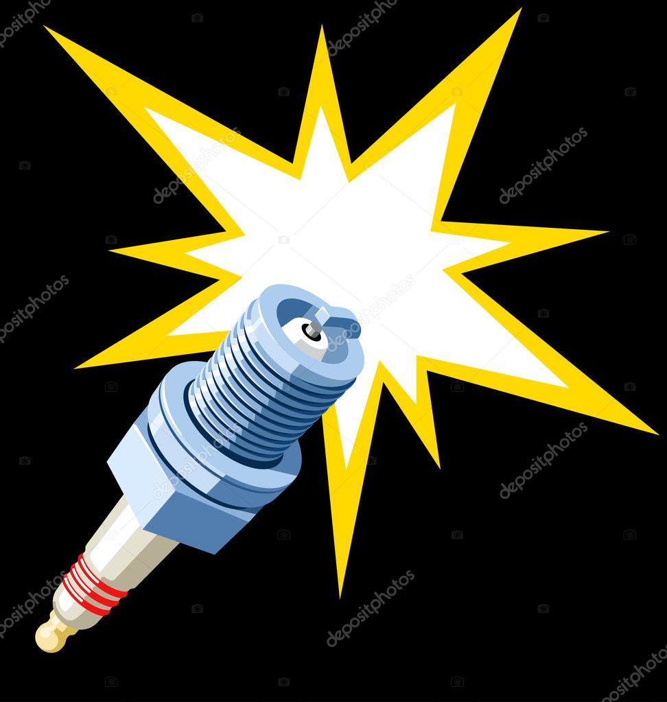 Spark Plug 2 — Stock Vector © Evaners 8831671