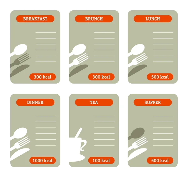 ᐈ Recipes template stock vectors, Royalty Free recipe template ...