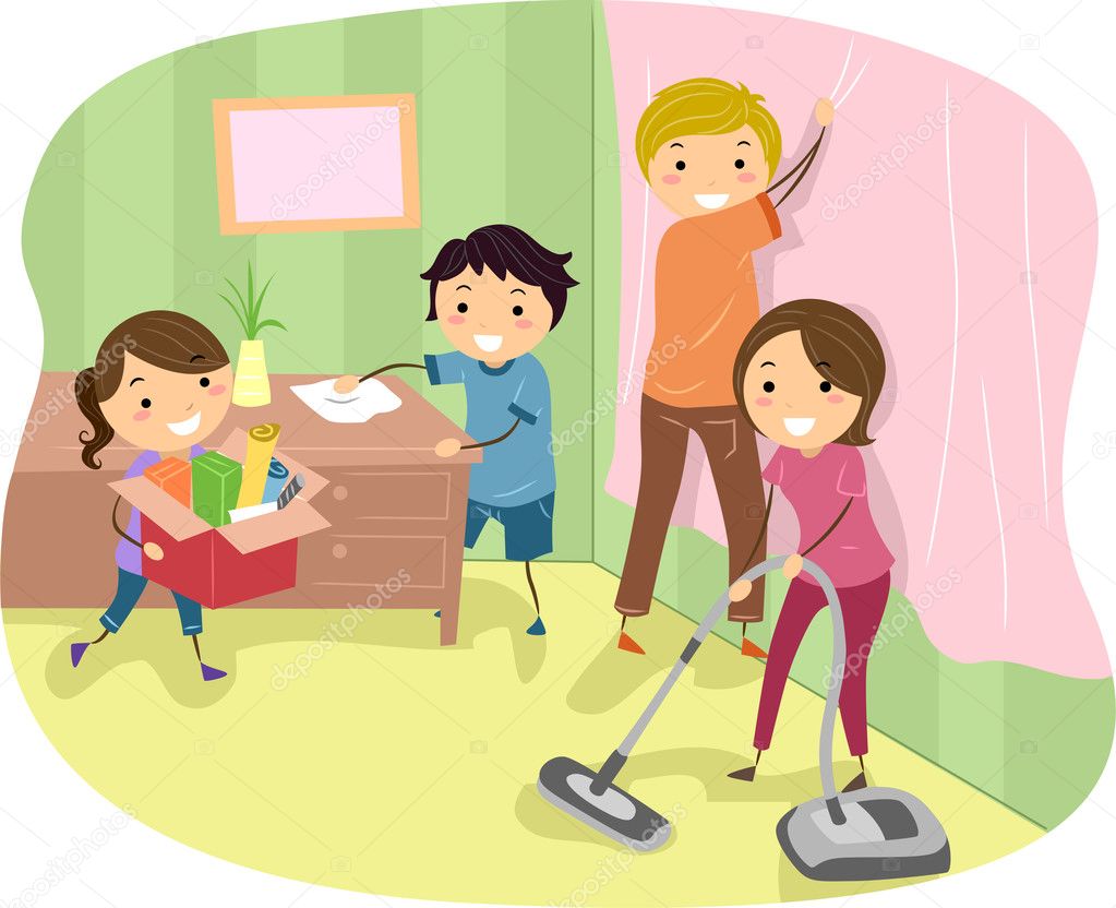 Spring Cleaning Stock Illustration by ©lenmdp #10117980