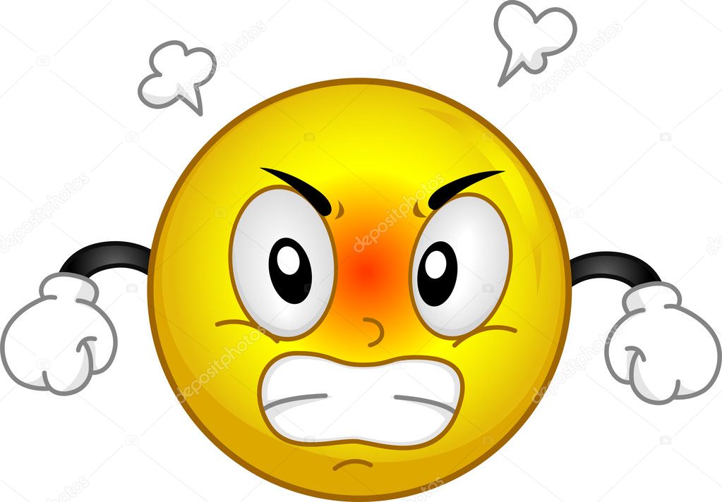 Boos gezichtje — Stockfoto © lenmdp #10118076