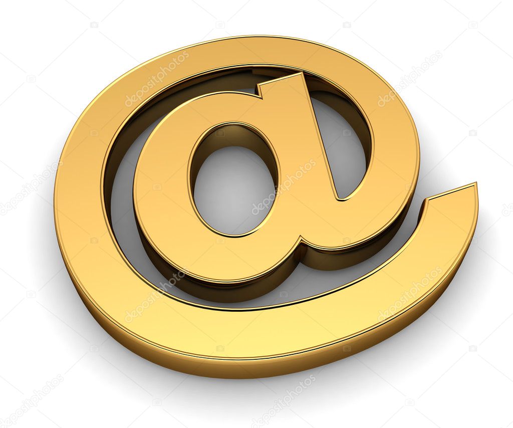 At Sign — Stock Photo © lenmdp #8942494