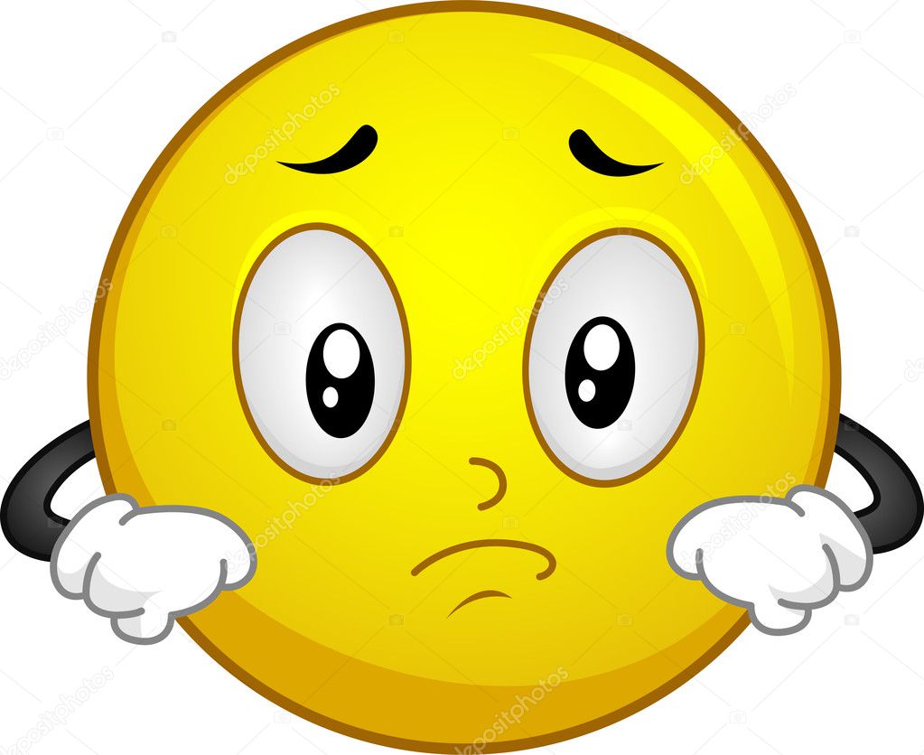 smutný smajlík — Stock Fotografie © lenmdp #8943045