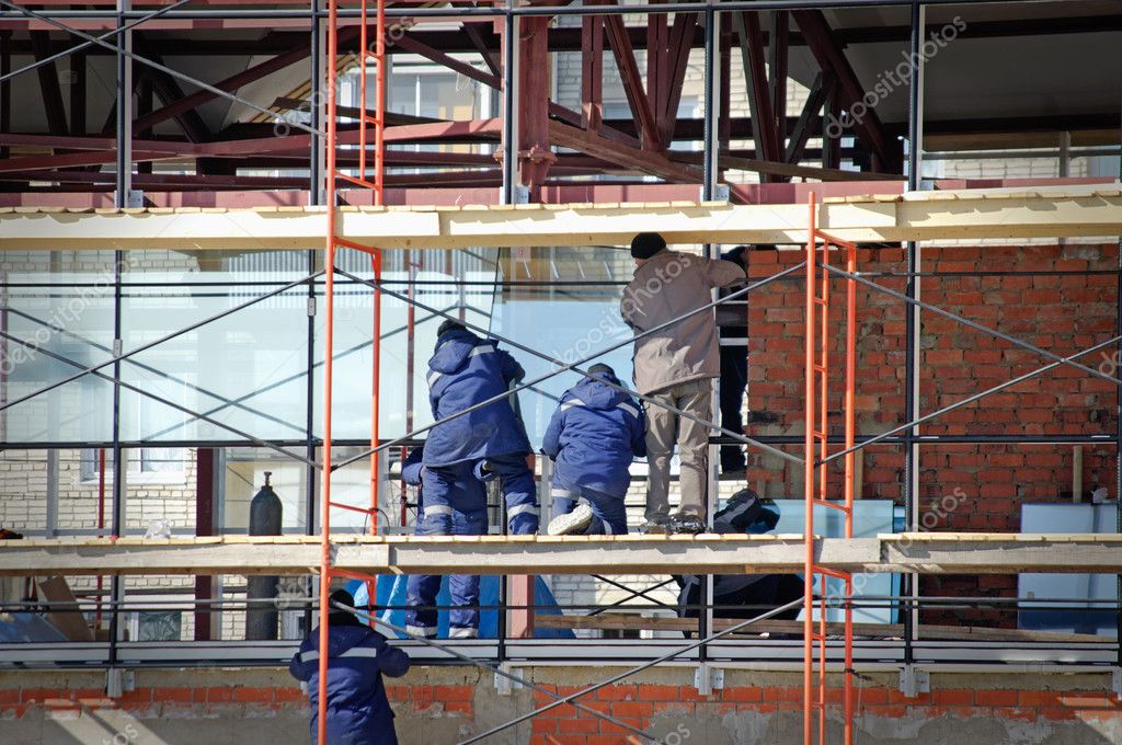Construction site at stage finishes — Stock Photo © papa1266 #8975942