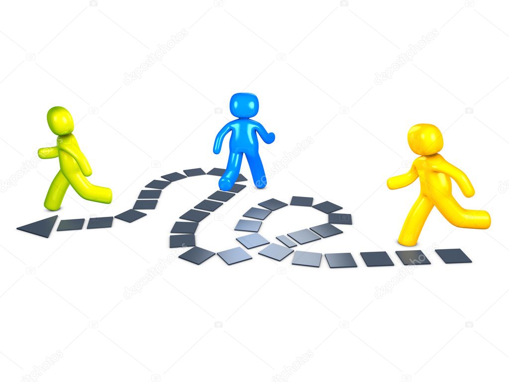 Seguir camino — Fotos de Stock #7996784