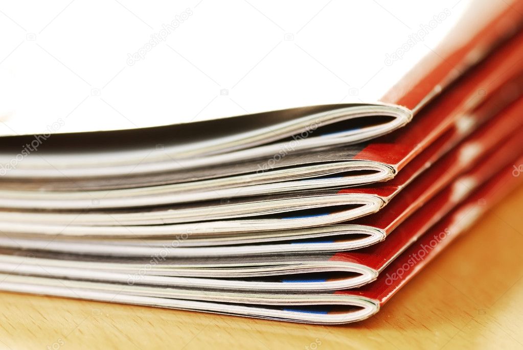Magazines stack — Stock Photo © simply #8123255
