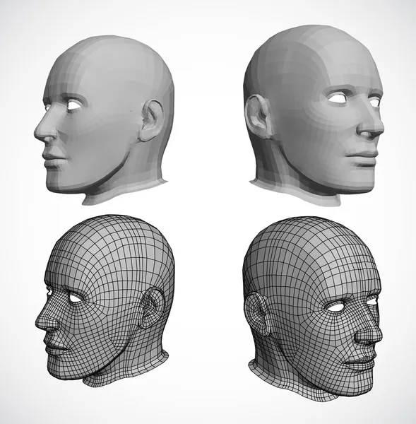 3d head Stock Photos, Royalty Free 3d head Images | Depositphotos