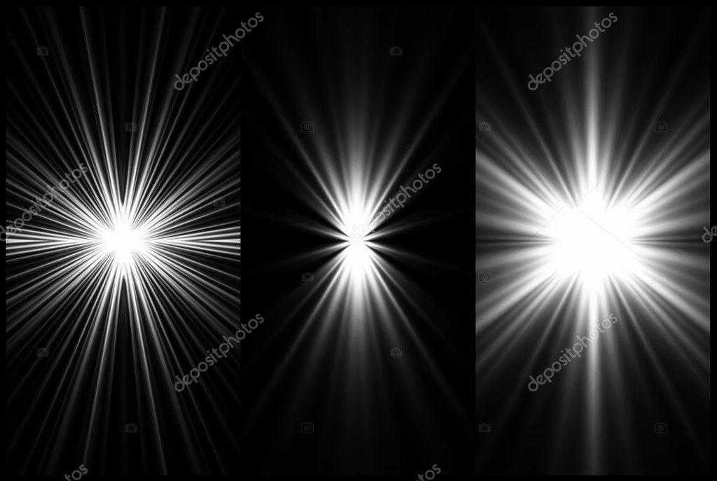 Set Black and White Lighting background. Vector Stock Vector Image by ...