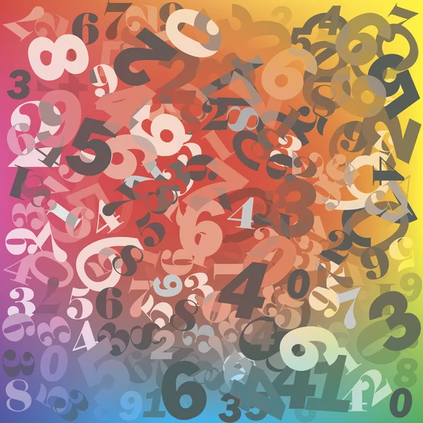 Conjunto de números. Fondo blanco . Vector de stock #144940187 de ...