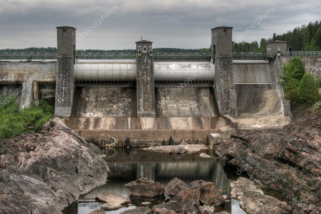 Old energy dam — Stock Photo © nikkytok #10231089