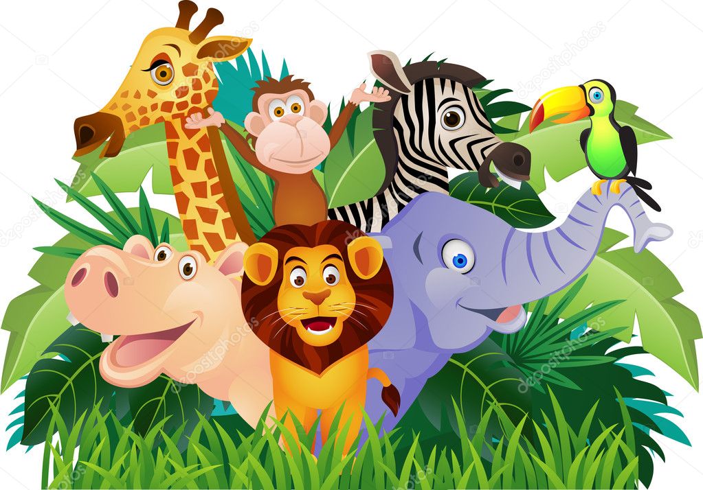 Animal cartoon — Stock Vector © dagadu #7964640