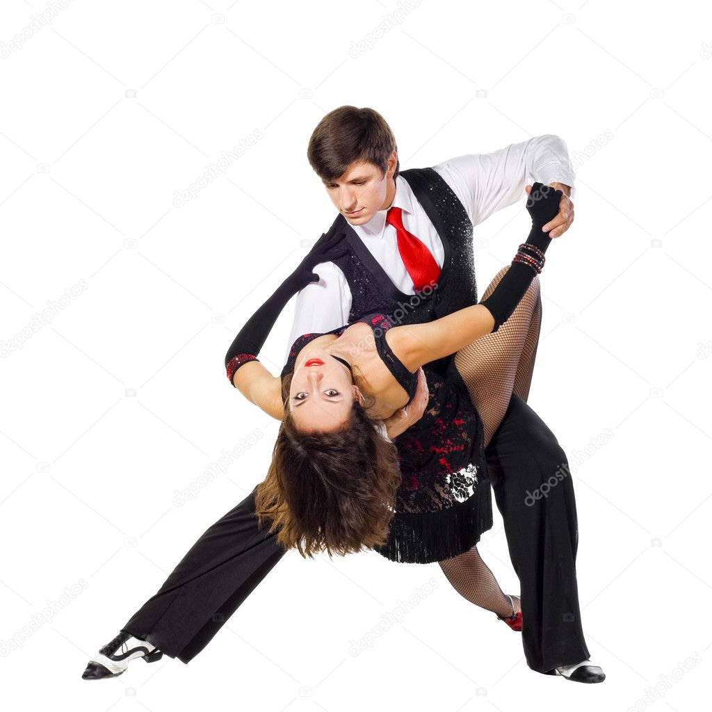 Two Tango dancers in action — Stock Photo © Andy-pix #8388327