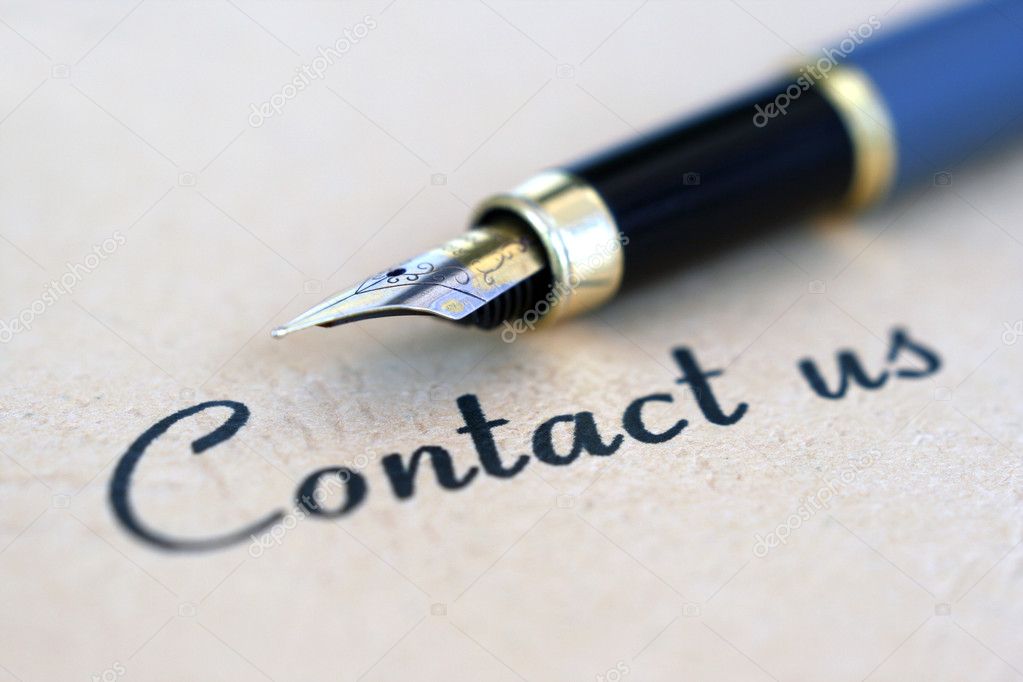 Contact us Stock Photo by ©alexskopje 9337418