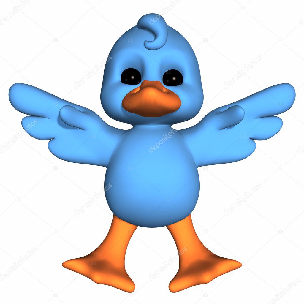 Cute Duck - Toon Figure Stock Illustration by ©Digitalstudio #8223083