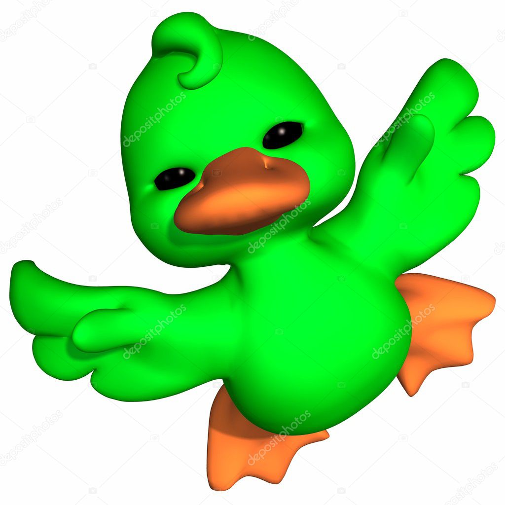 Cute Duck - Toon Figure Stock Photo by ©Digitalstudio 8223094