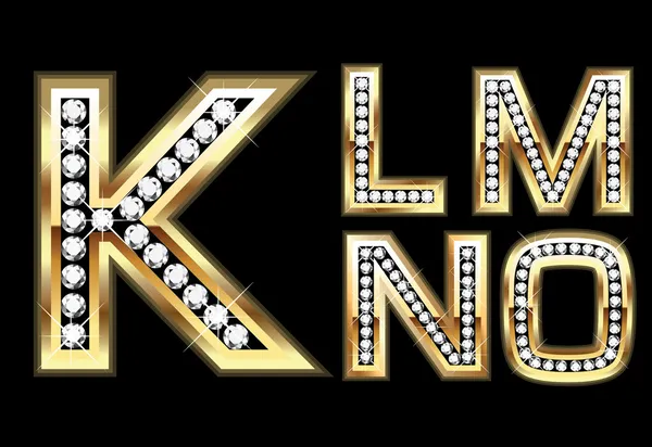 Letras color oro Imágenes Vectoriales, Gráfico Vectorial de Letras ...