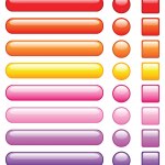 Rainbow buttons Stock Vector Image by ©Huhli13 #13774561