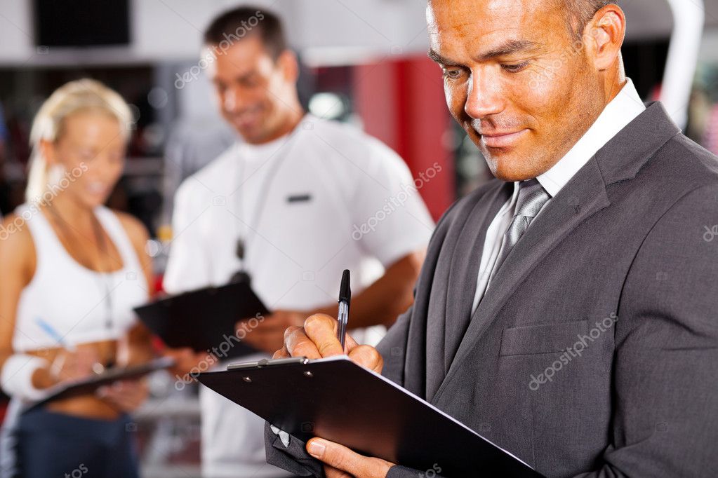 Gym manager — Stock Photo © michaeljung #10678066