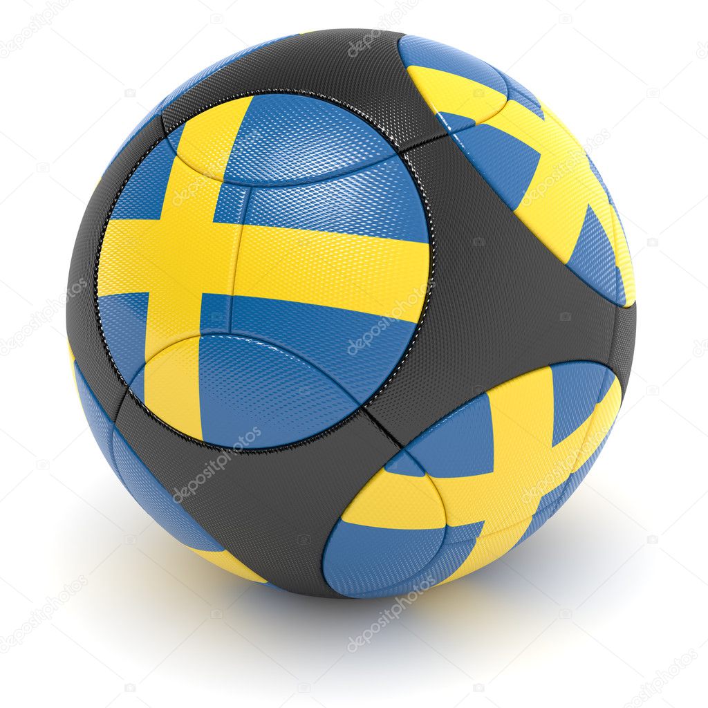 Swedish Soccer Ball Stock Photo by ©mbangemann 8547099
