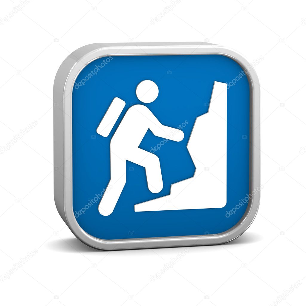 Climbing sign — Stock Photo © nmcandre #10146506