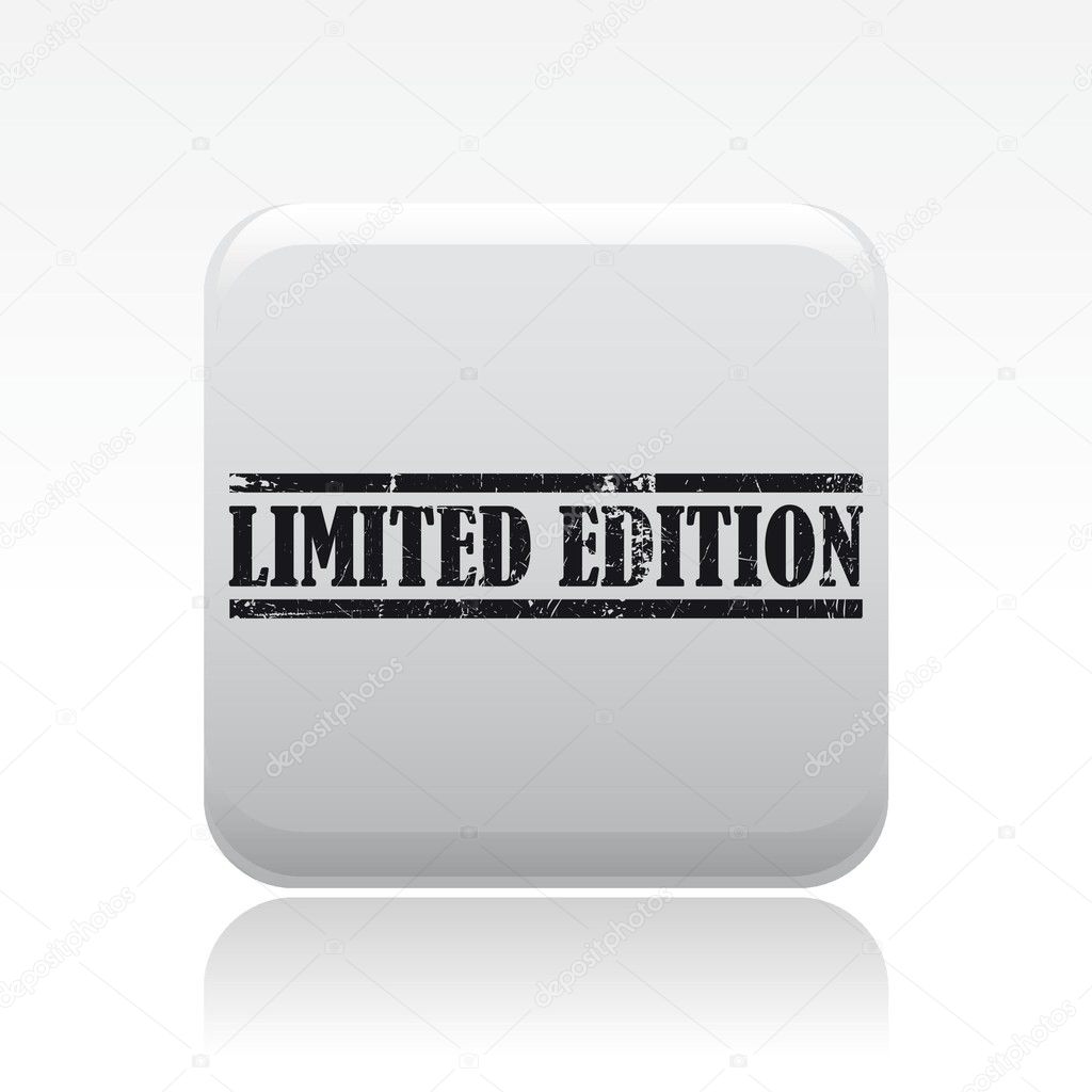 Vector illustration of single limited edition icon — Stock Vector ...