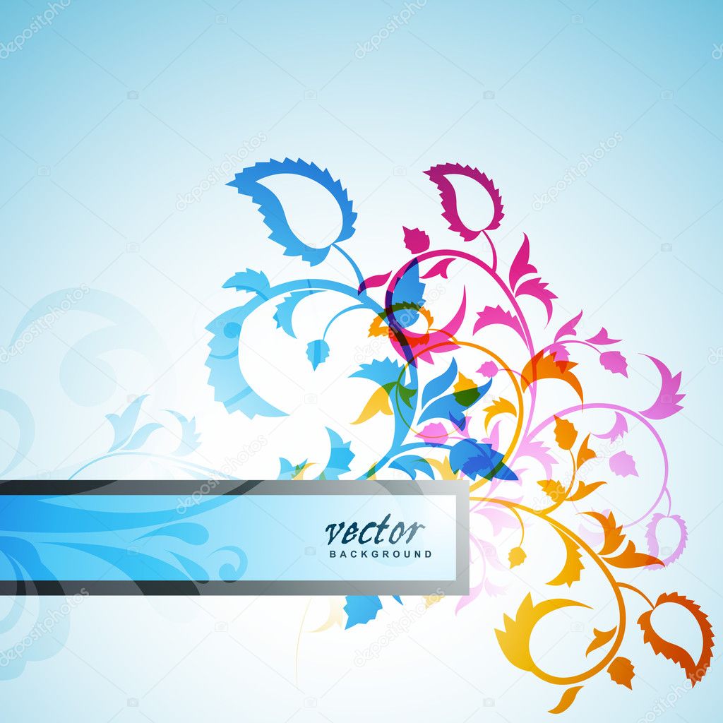 Fondo floral Vector de stock #10350993 de ©pinnacleanimate