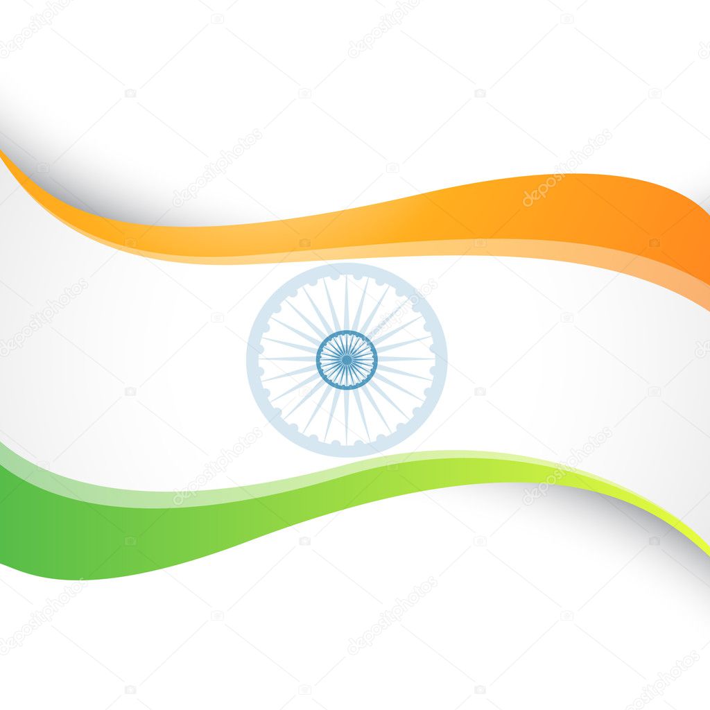 Indian flag design Stock Vector by ©pinnacleanimate 8593957