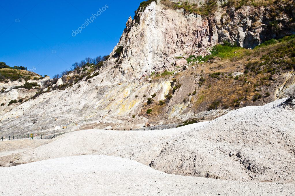 Solfatara - volcanic crater Stock Photo by ©perseomedusa 9308913
